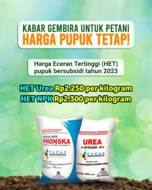 Potret: Harga Pupuk Subsidi Jenis Urea dan Phoska di Bojonegoro ...